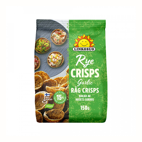 LINKOSUO RYE CHIPS KÜÜSLAUGU 150G - Sinu Pood - E-pood